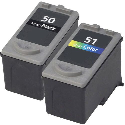 Replacement Canon 50 51 Ink Cartridges 2-Pack - High Yield: 1 PG-50 ...