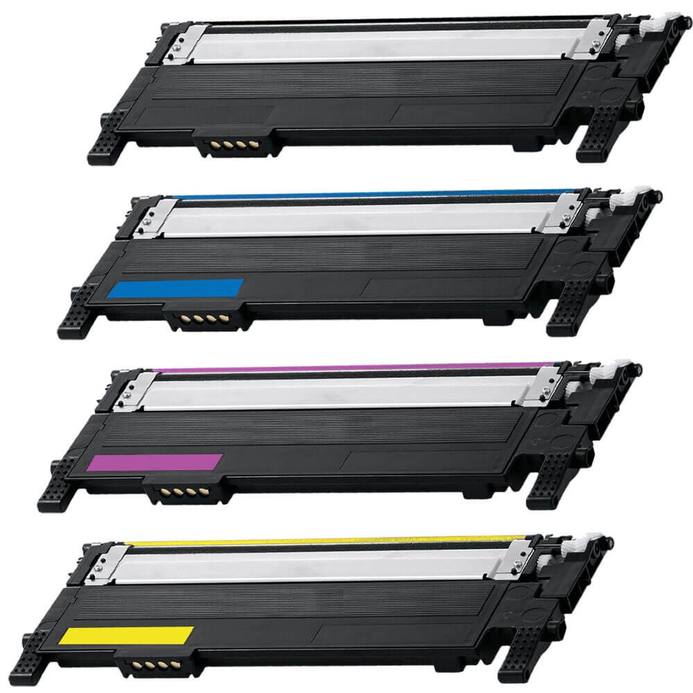 Replacement Samsung CLT-406S Toner Cartridges 4-Pack: 1 Black, 1 Cyan ...